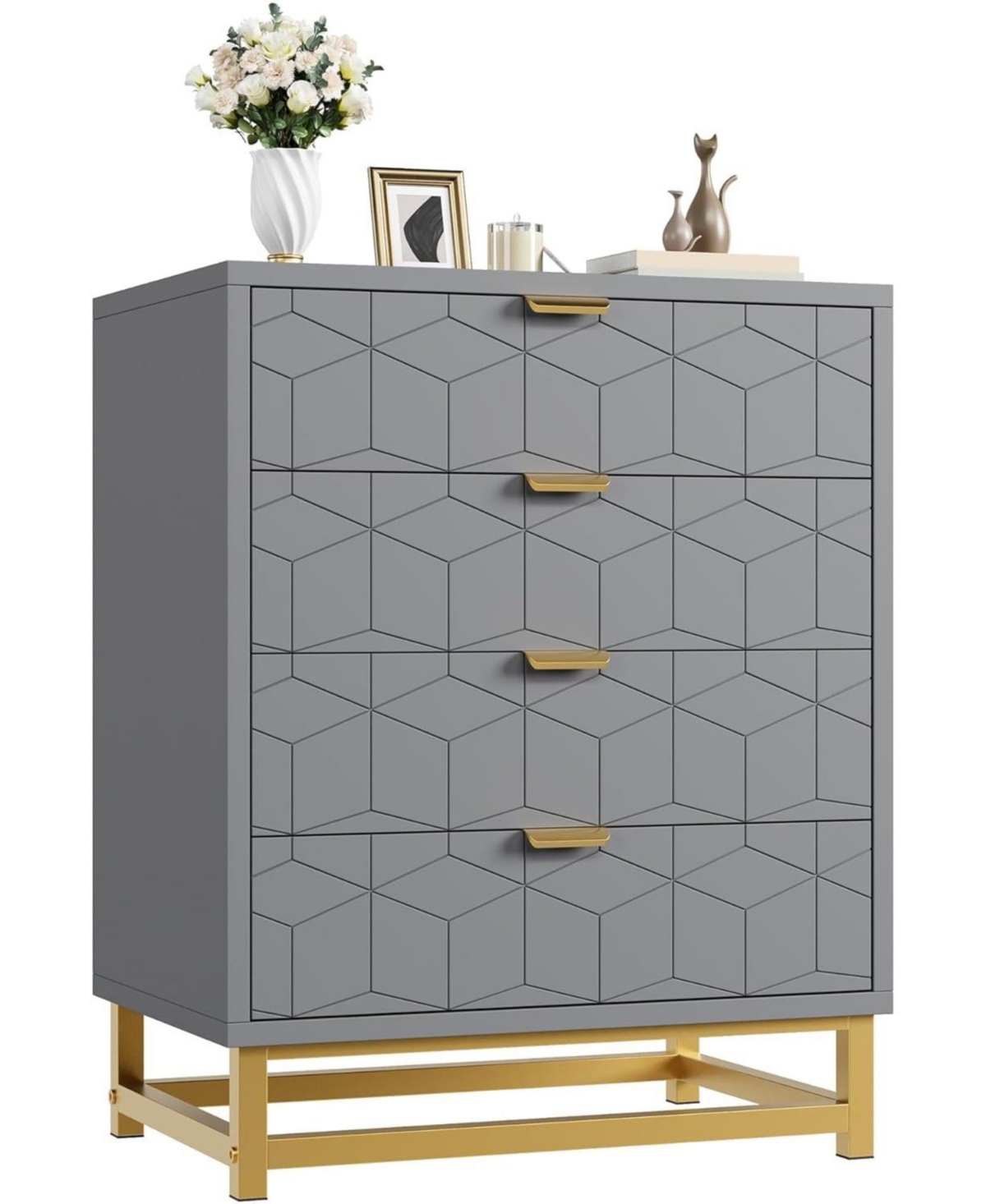 Click here for gaomon Dresser for Bedroom  4 Drawer Dresser with... prices