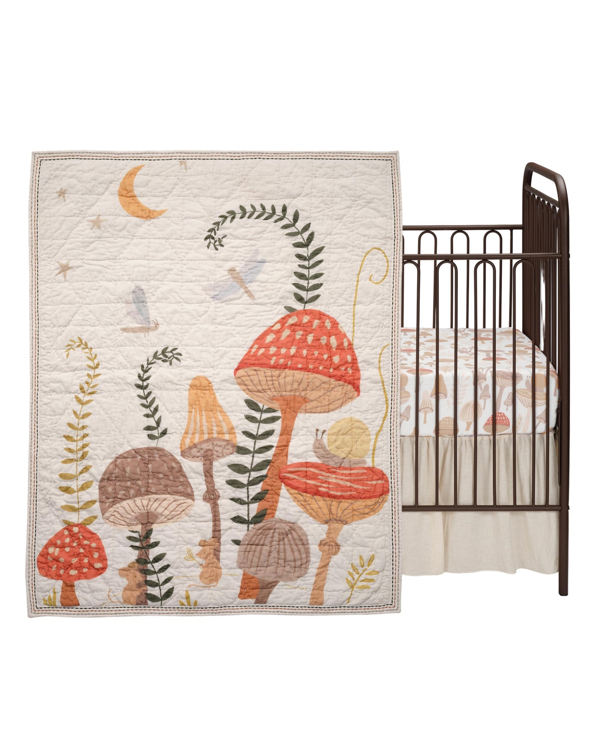 Click here for Lambs & Ivy Mushroom Meadow 3-Piece Organic Cotton... prices