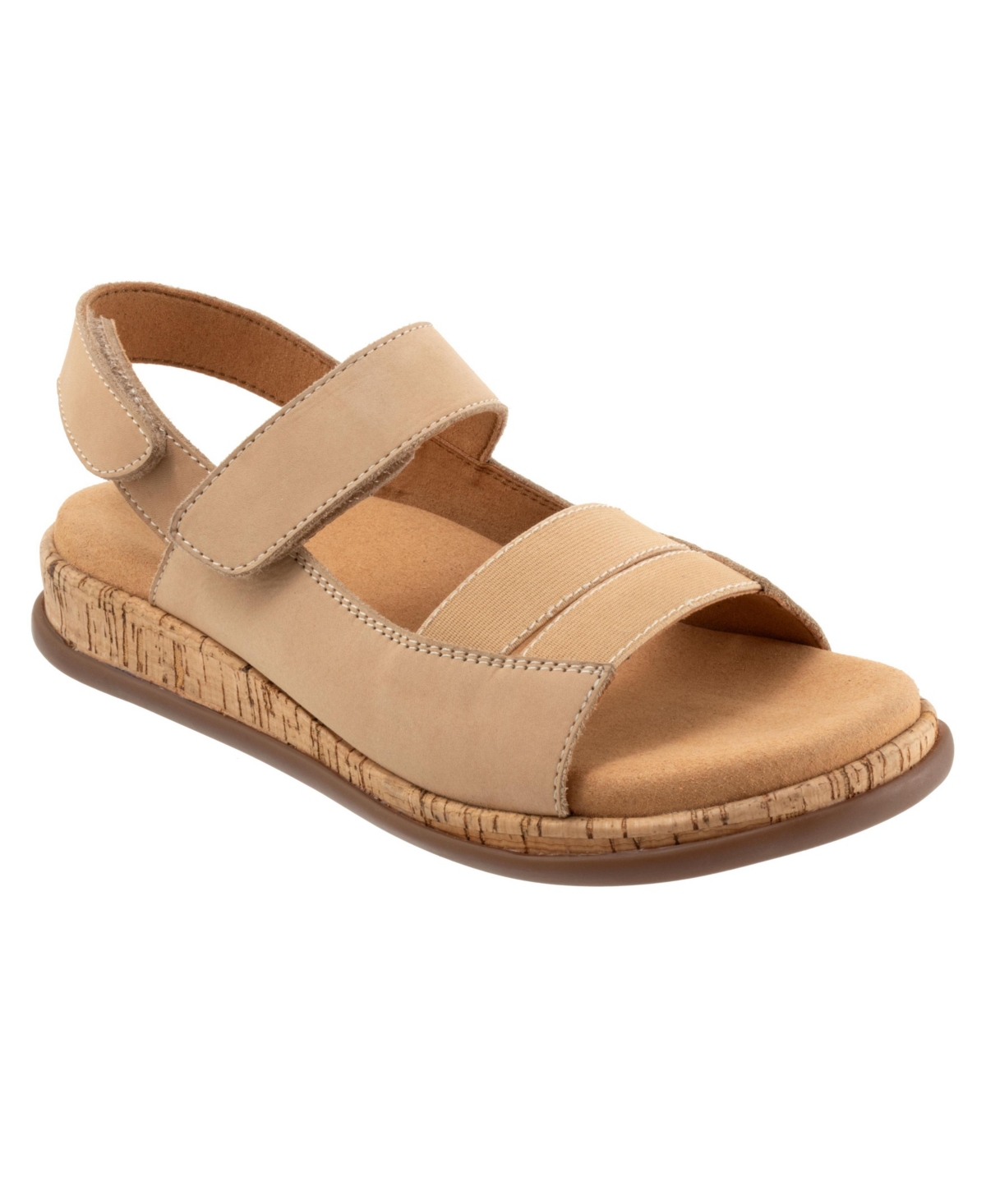 Click here for Trotters Womens Gemini Sandal - Beige nubuck prices