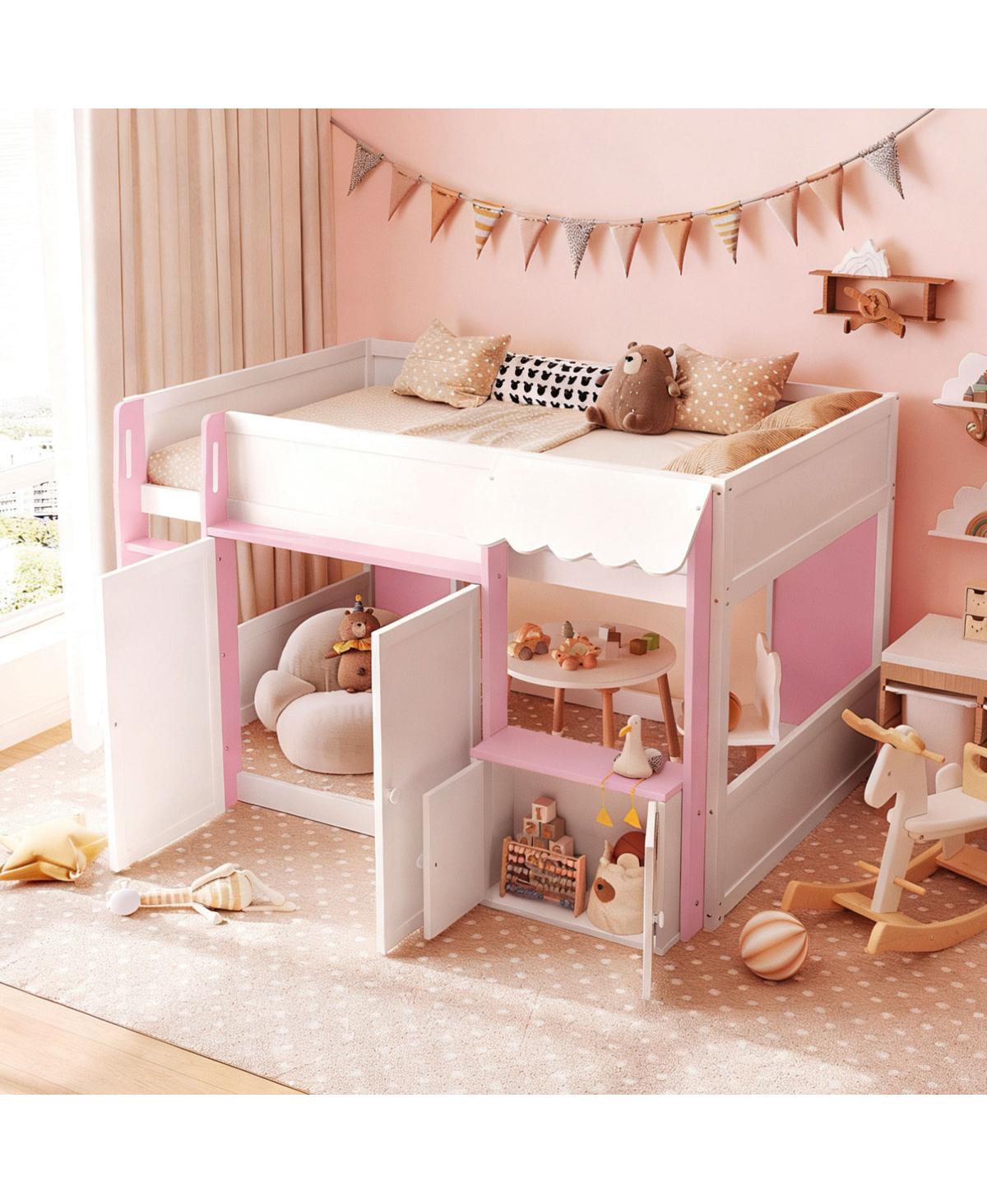 Click here for Streamdale Furniture Full Loft House Bed with Play... prices