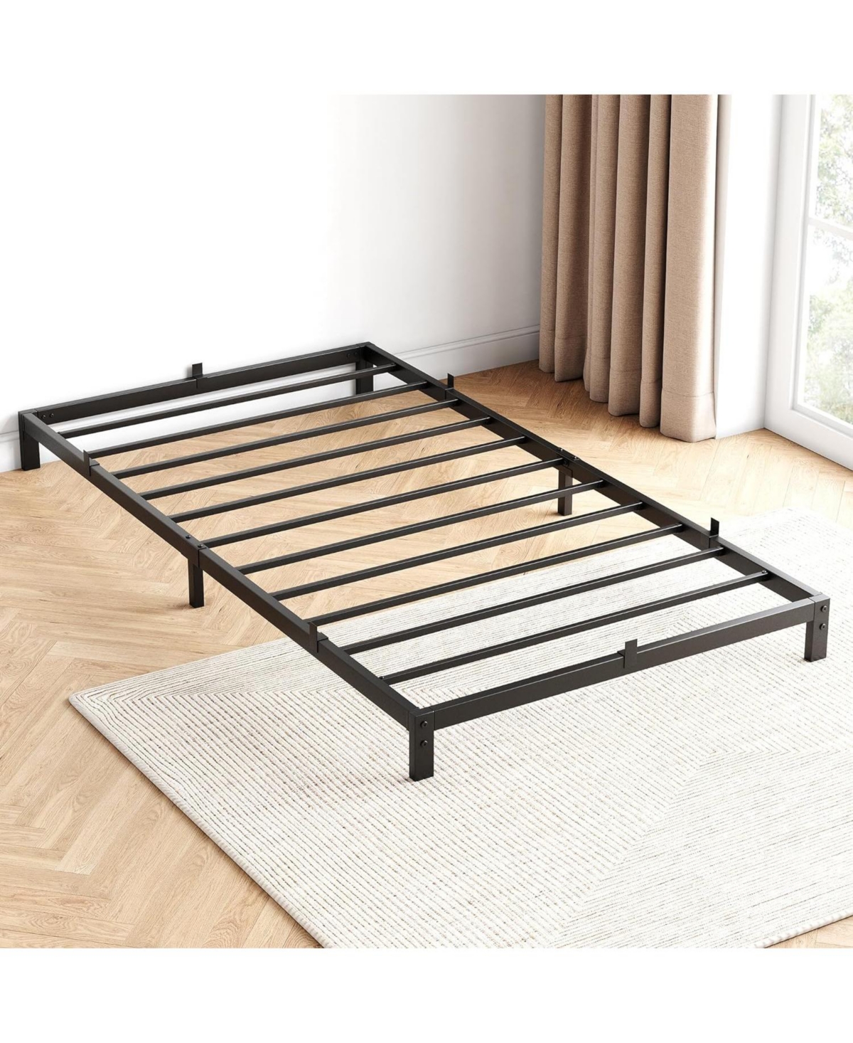 Click here for gaomon 8 Inch Twin Bed Frame  Low Profile Twin Met... prices