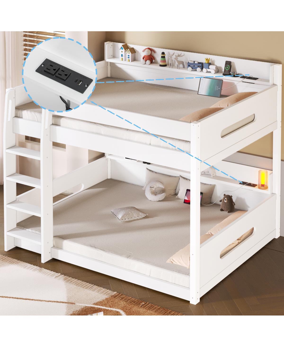 Click here for Streamdale Furniture Queen Over Bunk Bed with Stor... prices
