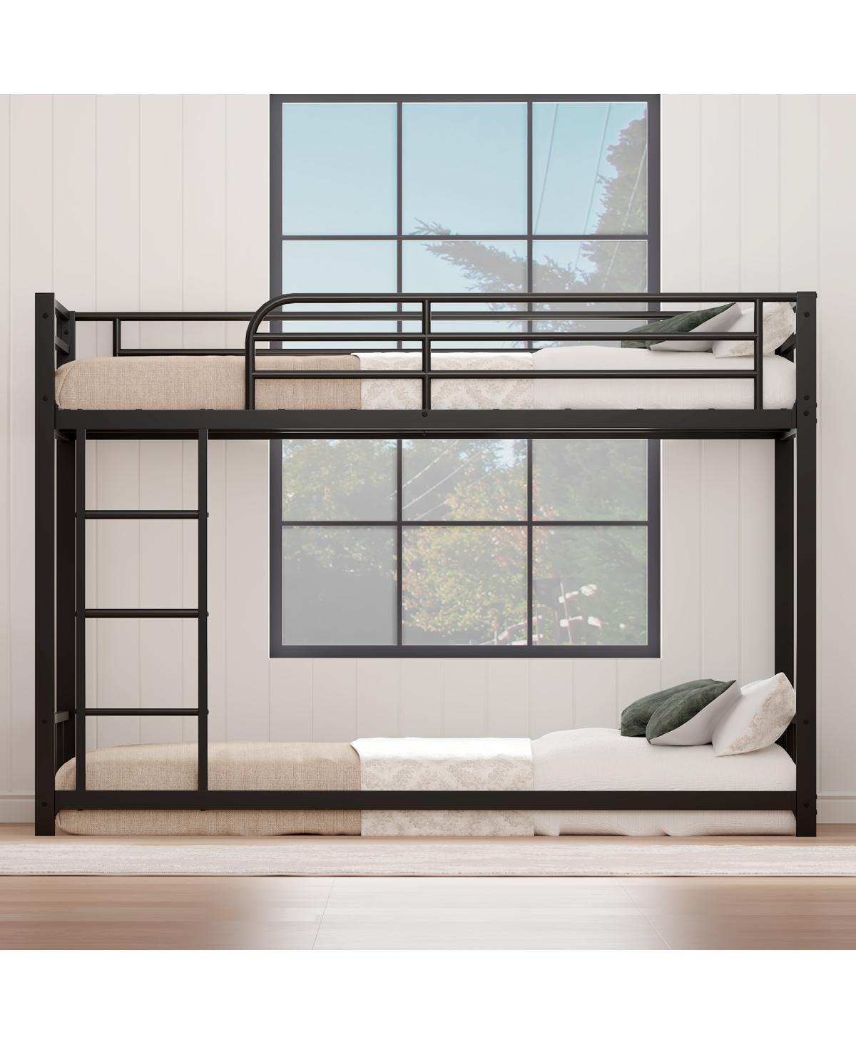Click here for Streamdale Furniture Twin Over Twin Metal Bunk Bed... prices