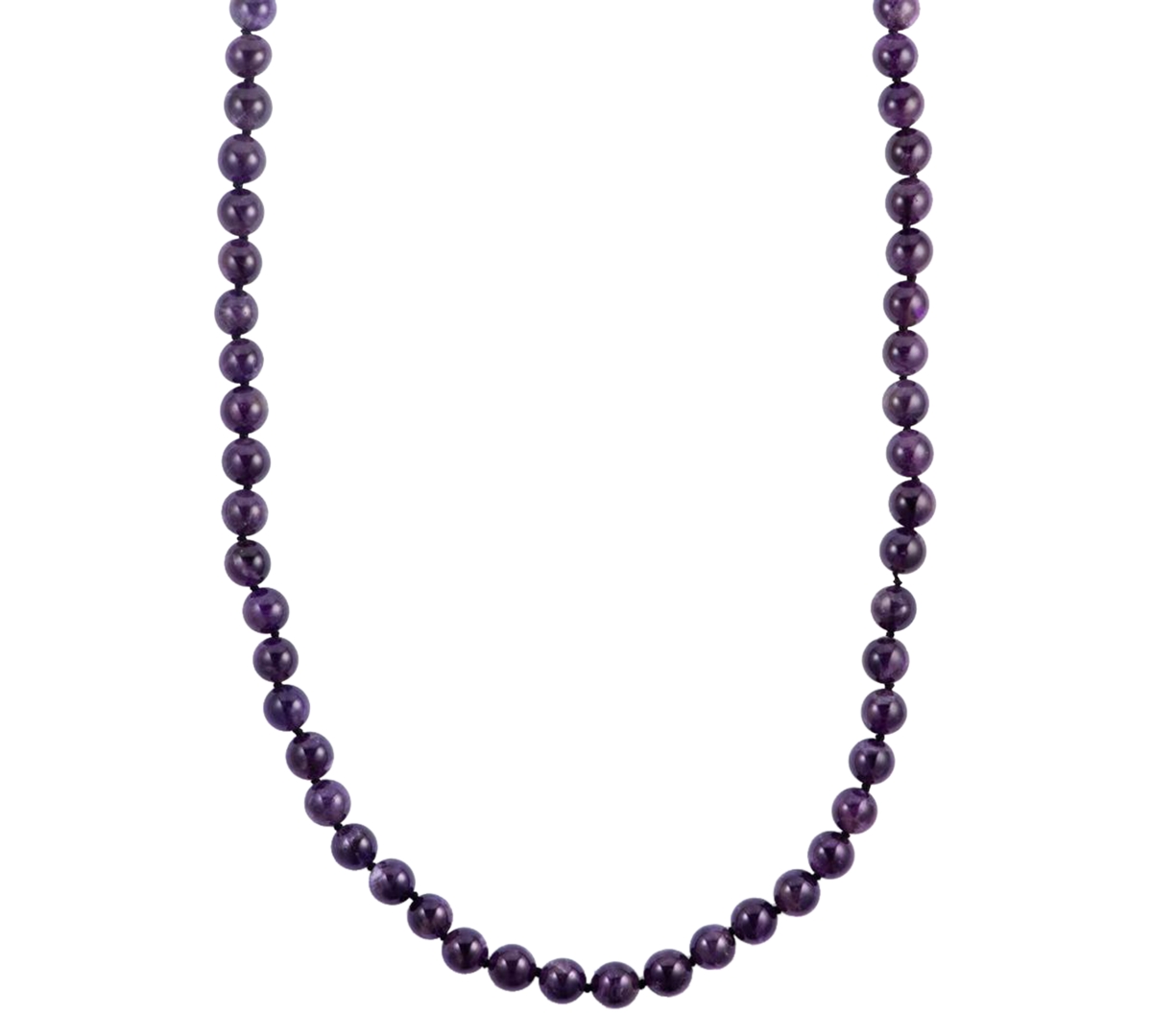 Click here for Macys Amethyst (8mm) Necklace in Sterling Silver -... prices