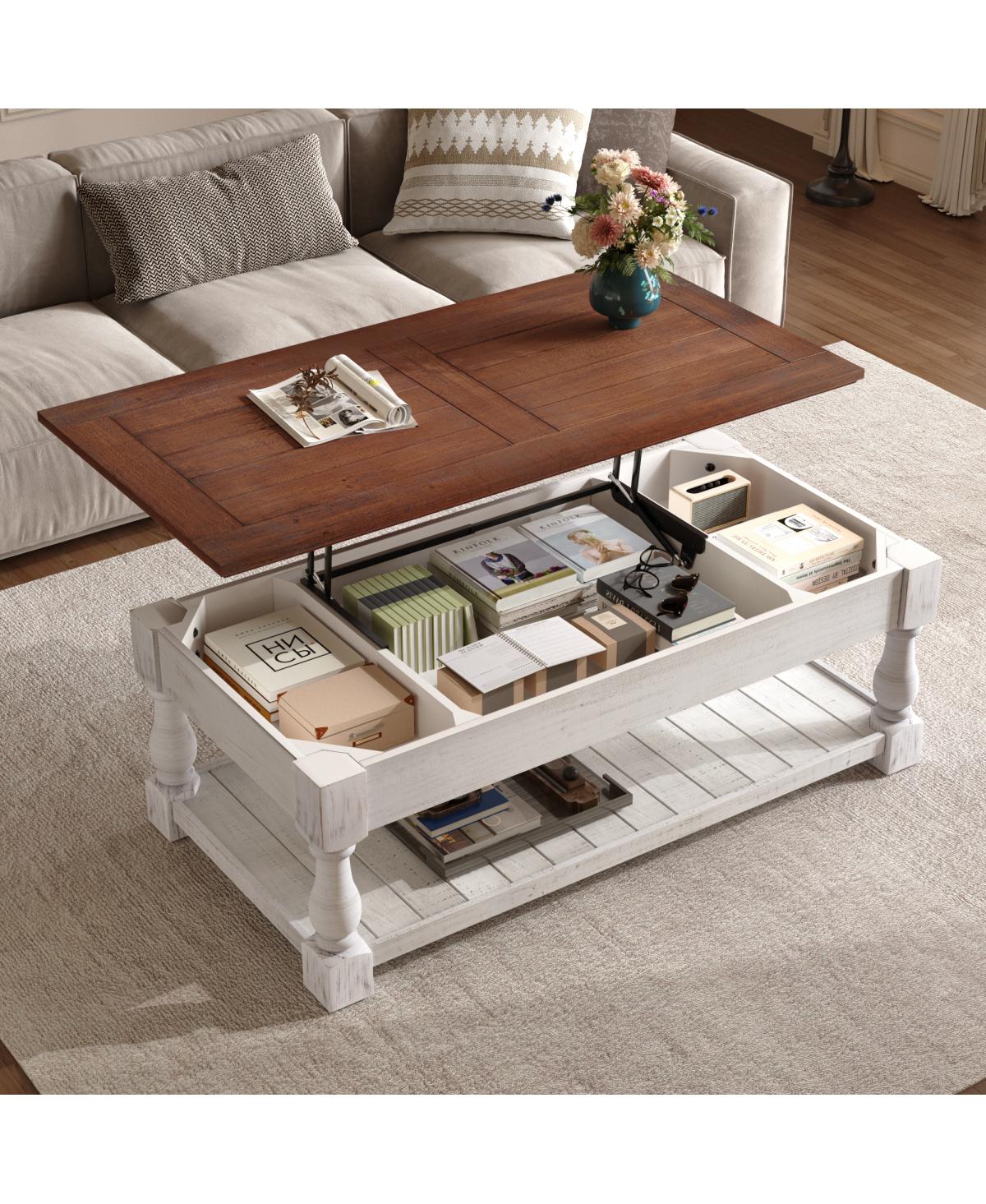 Click here for Streamdale Furniture Retro Lift-Top Coffee Table w... prices