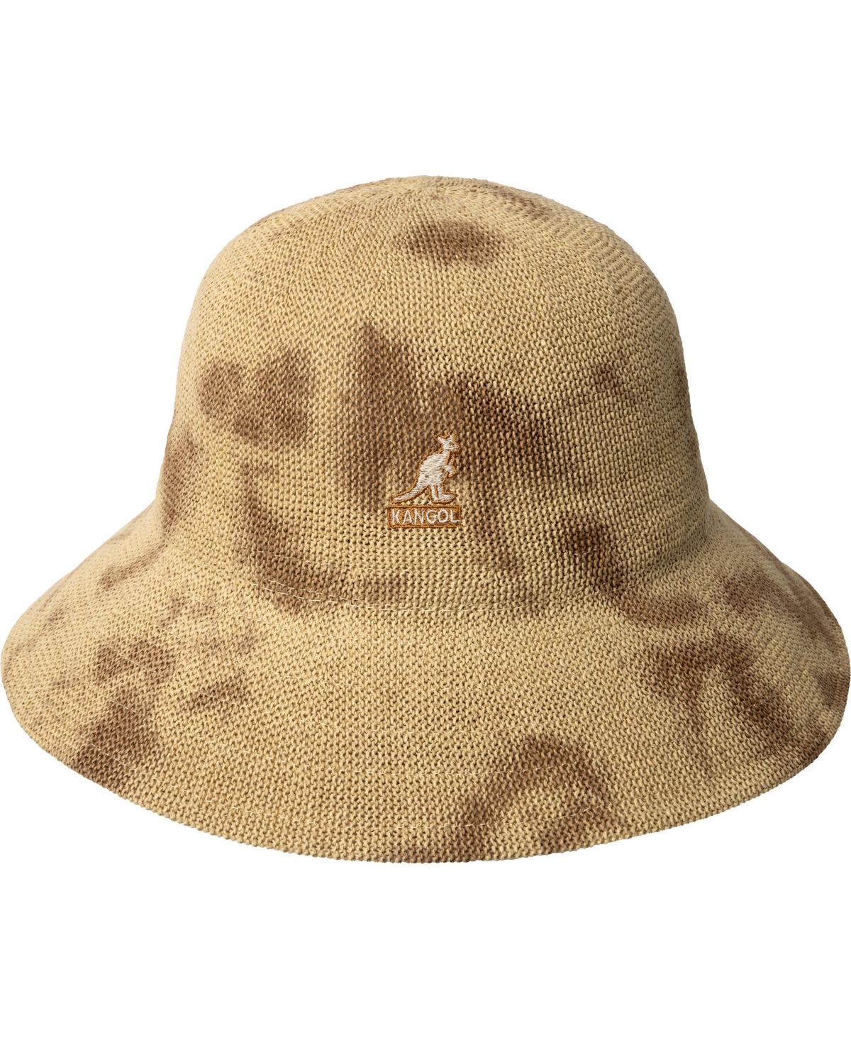 Click here for Kangol Womens Tie Dye Knit Sun Hat - Tan/natural prices
