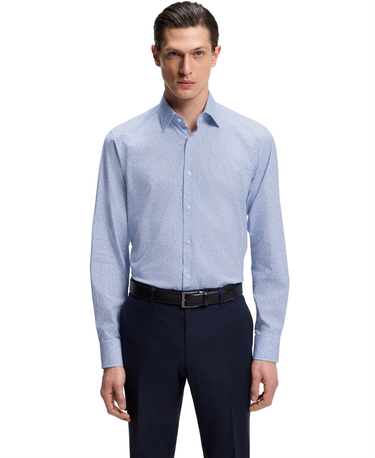 Click here for Boss by Hugo Boss Mens Printed Stretch Cotton Regu... prices