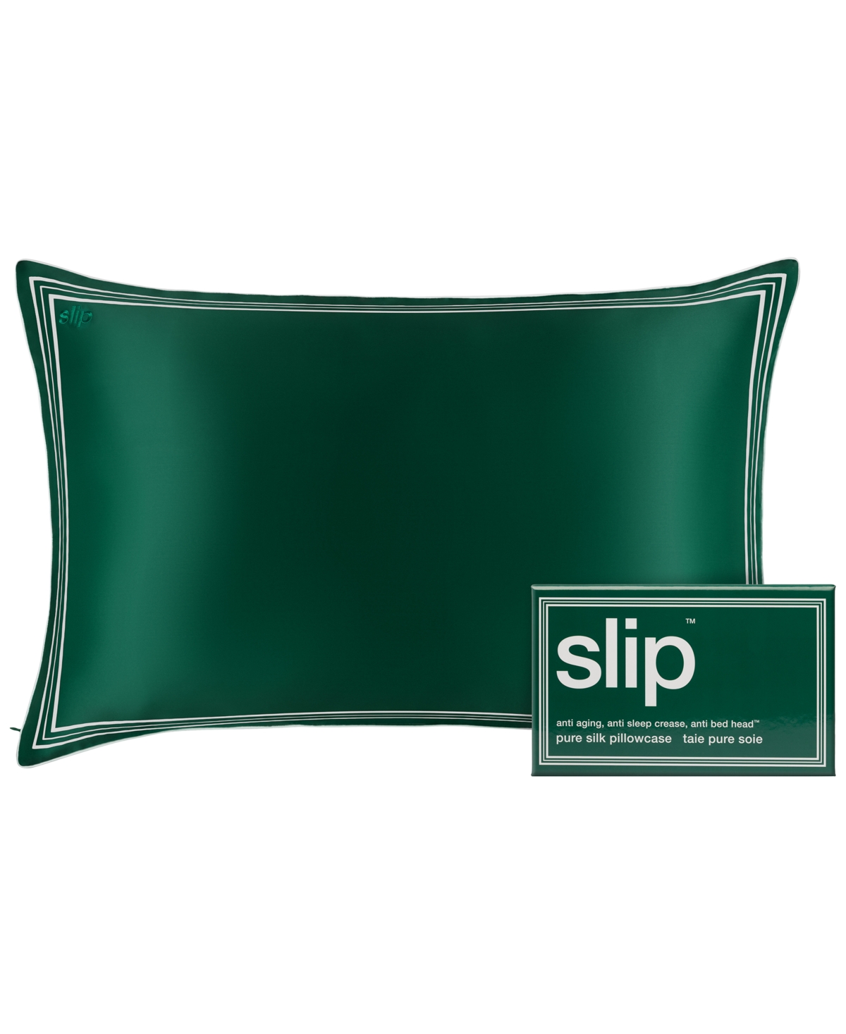 Click here for Slip Pure Silk Queen Pillowcase - The Green prices