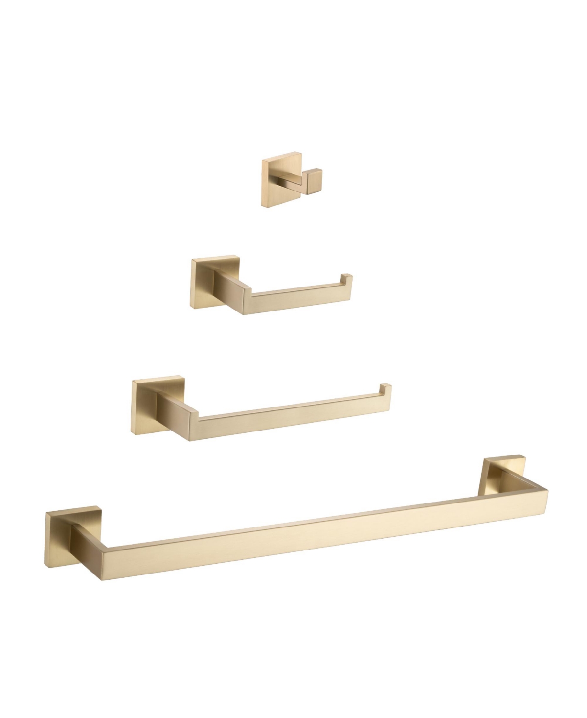 Click here for Rainsken 4- Piece Bathroom Hardware Set  Towel Bar... prices