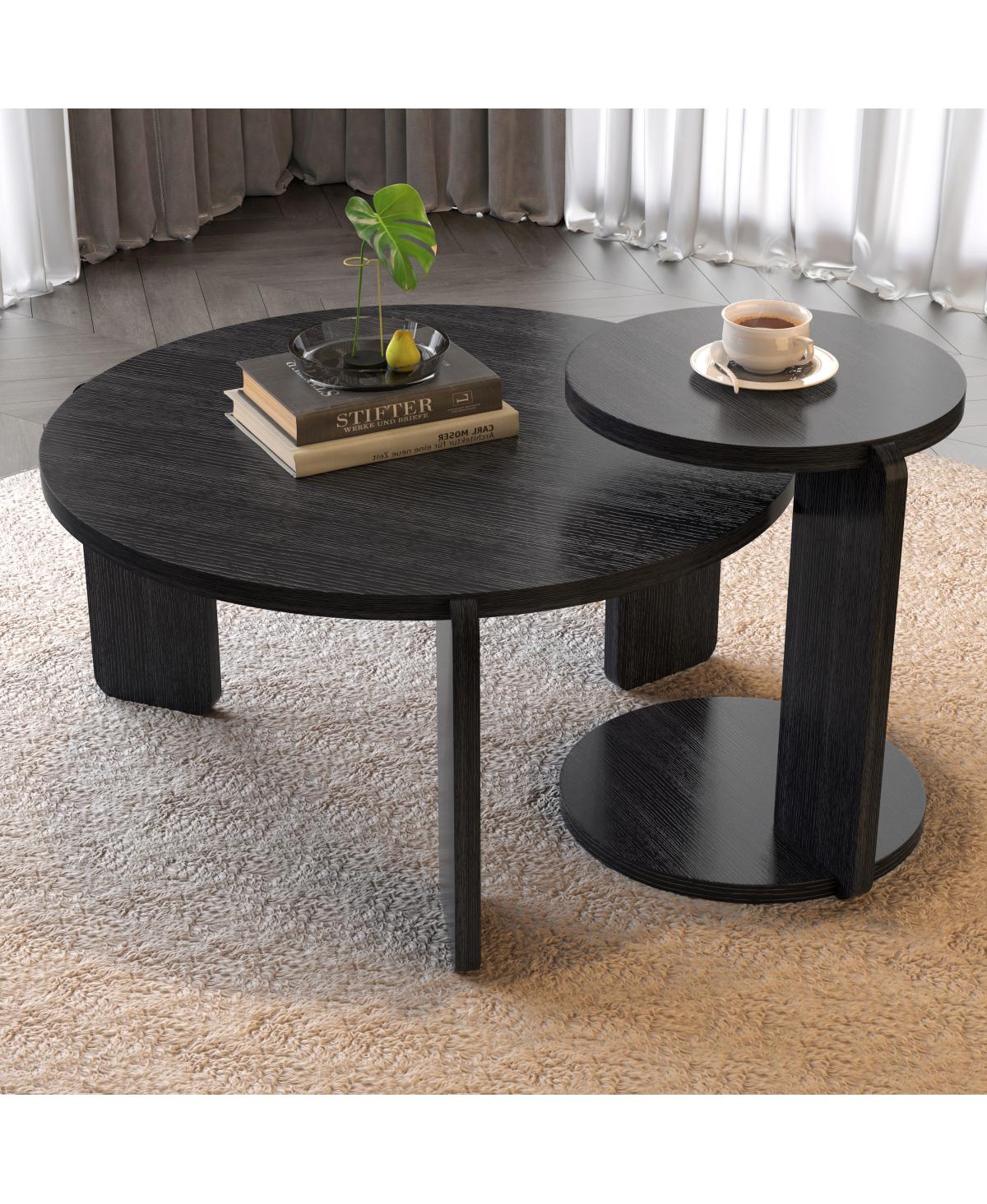 Click here for Streamdale Furniture Nesting round wood coffee tab... prices