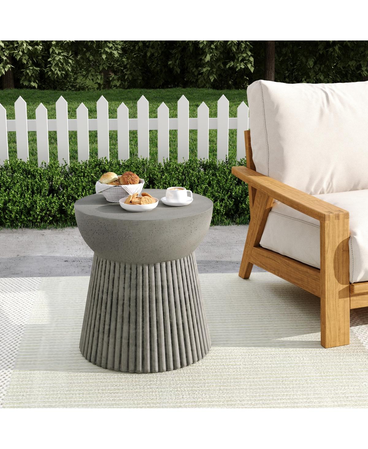 Click here for Streamdale Furniture Hourglass Outdoor Side Table... prices