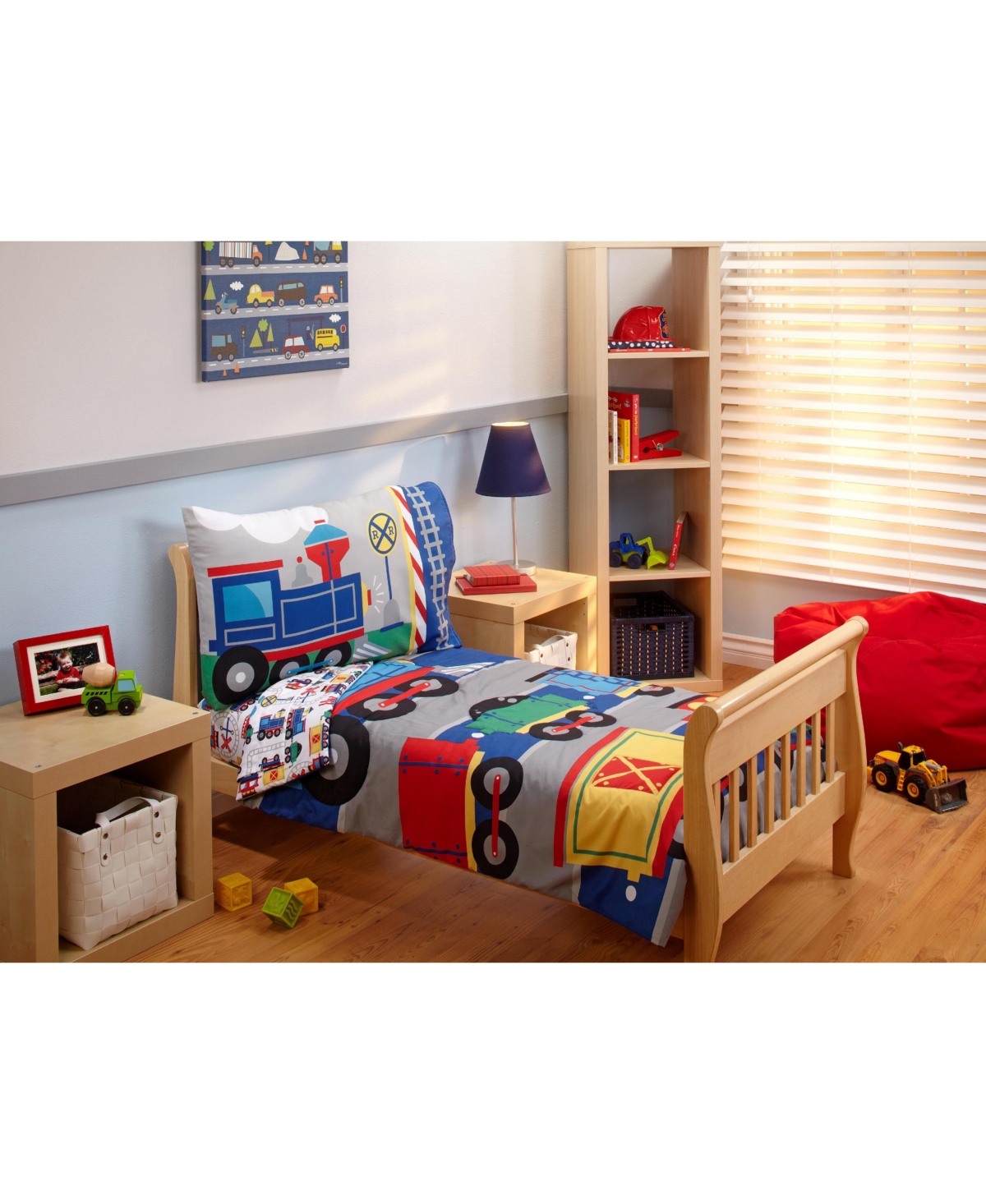 Click here for NoJo Everything Kids Choo Choo Train Railroad Navy... prices