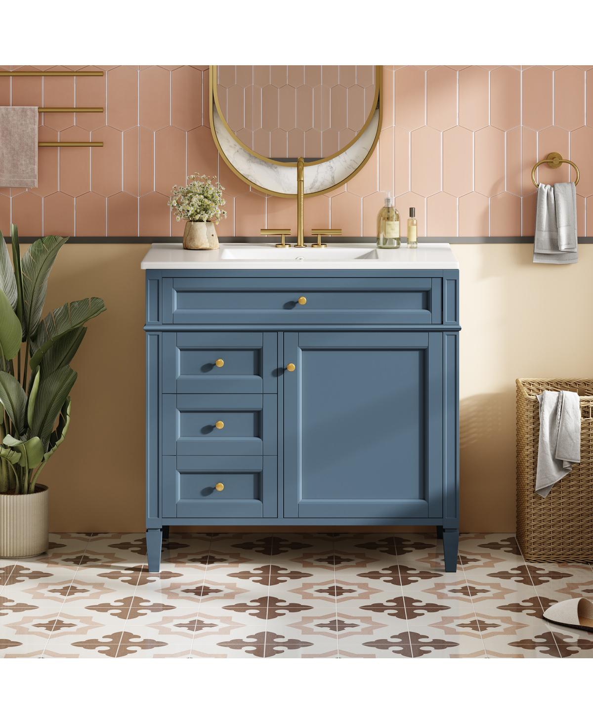 Click here for Sillysis 36" Modern Bathroom Vanity with Sink... prices