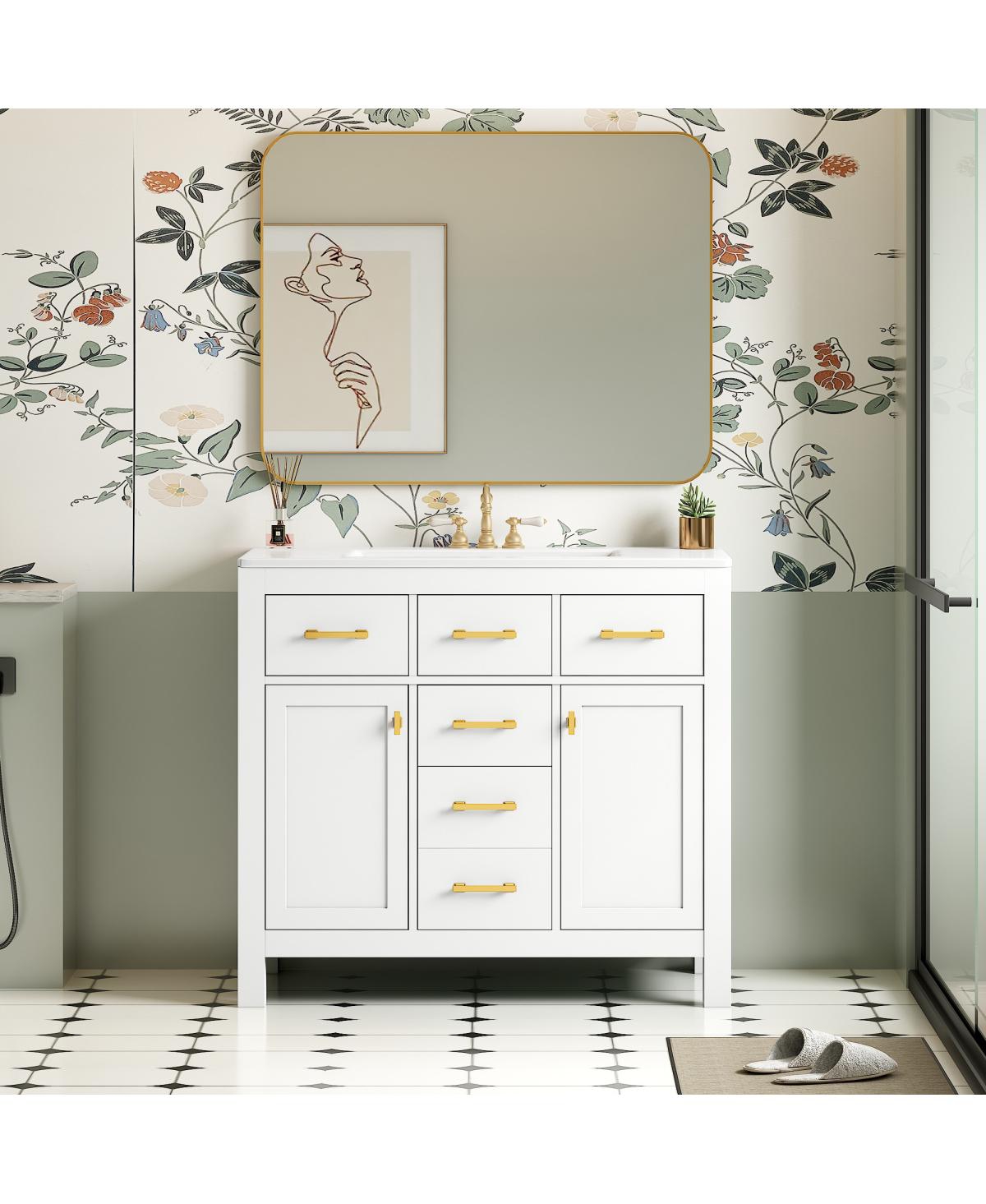 Click here for Sillysis 36" Modern Solid Wood Bathroom Vanit... prices