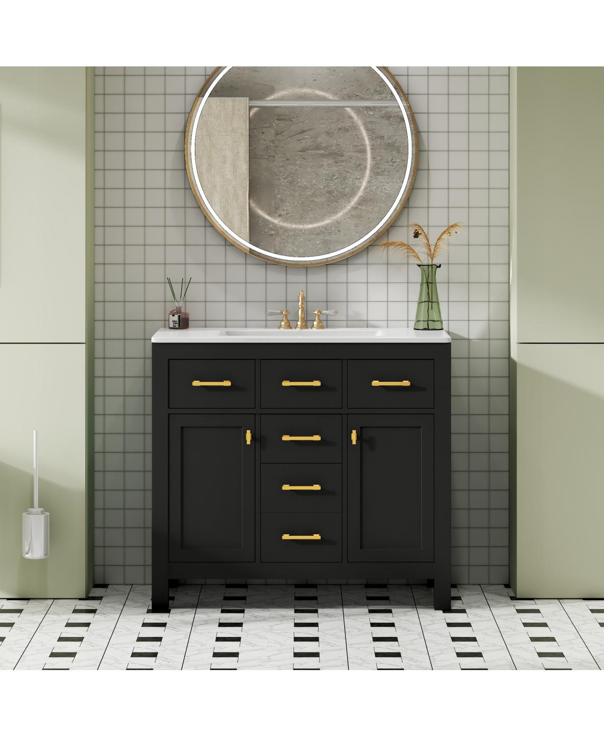 Click here for Sillysis 36" Modern Solid Wood Bathroom Vanit... prices