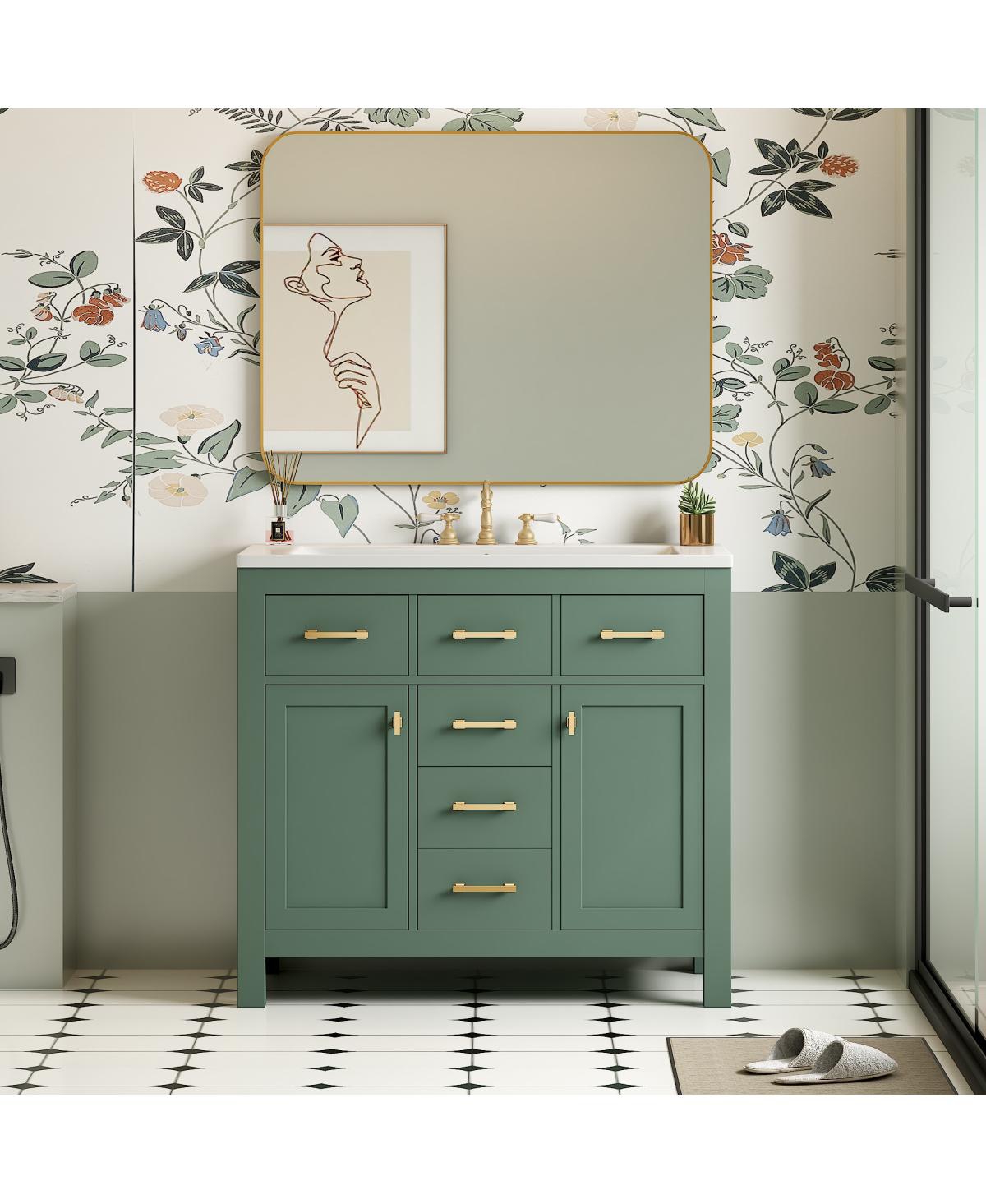 Click here for Sillysis 36" Modern Solid Wood Bathroom Vanit... prices