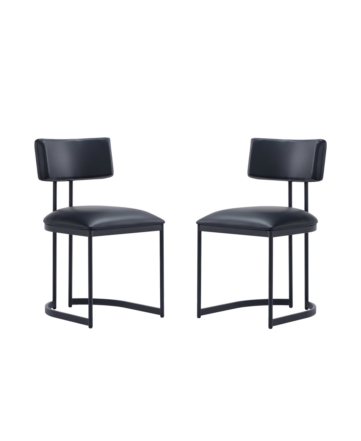 Click here for uno 33.1 Faux Leather Upholstered Dining Side Chai... prices