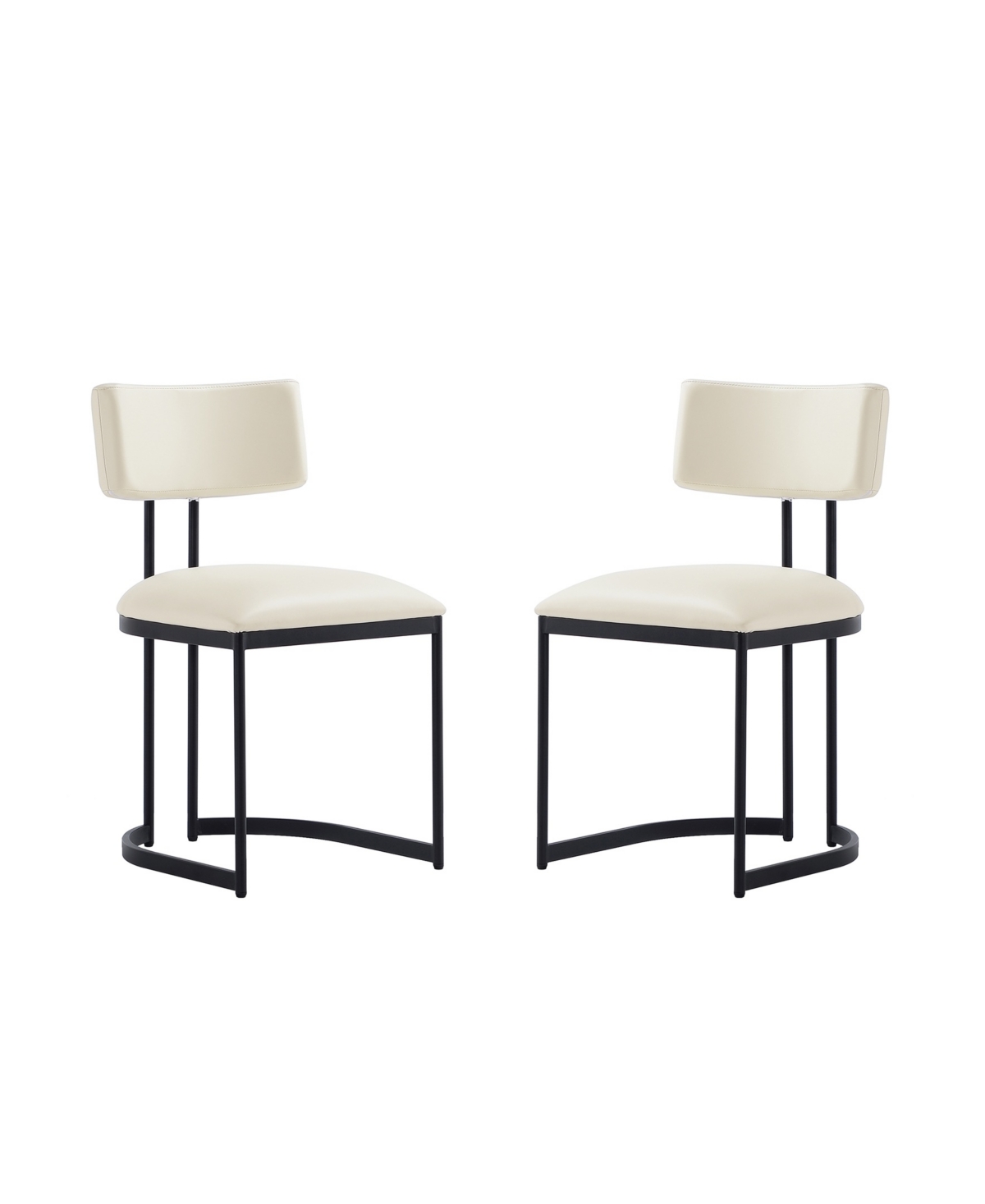 Click here for uno 33.1 Faux Leather Upholstered Dining Side Chai... prices