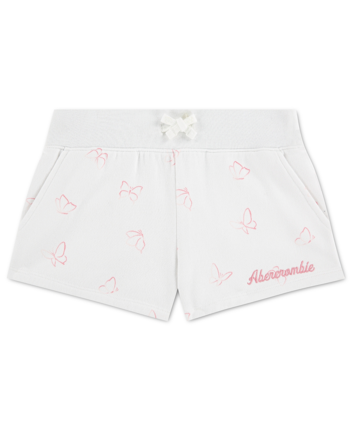 Click here for abercrombie kids Girls Printed Fleece Shorts - Flu... prices