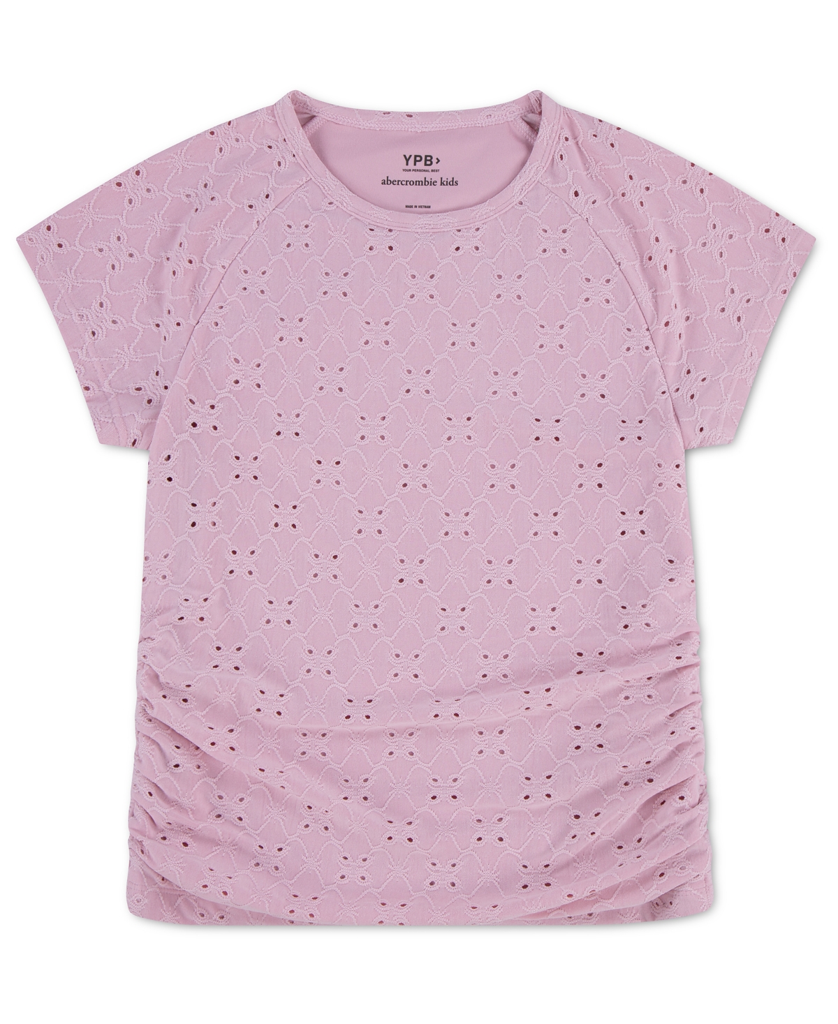 Click here for abercrombie kids Girls Eyelet Ruched Baby T-Shirt... prices