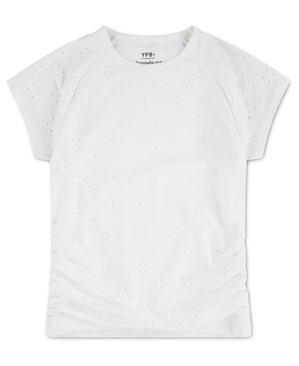 Click here for abercrombie kids Girls Eyelet Ruched Baby T-Shirt... prices