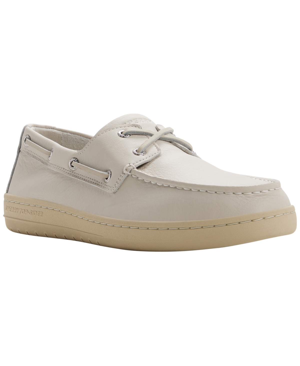 Click here for Sperry Mens Strake 2-Eye Classic Boat Shoes - Whit... prices
