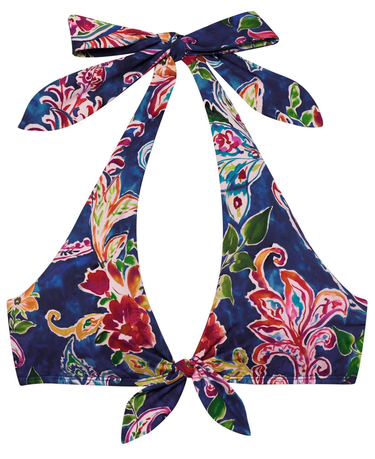 Click here for Lauren Ralph Lauren Womens Front Tie Halter Bra -... prices