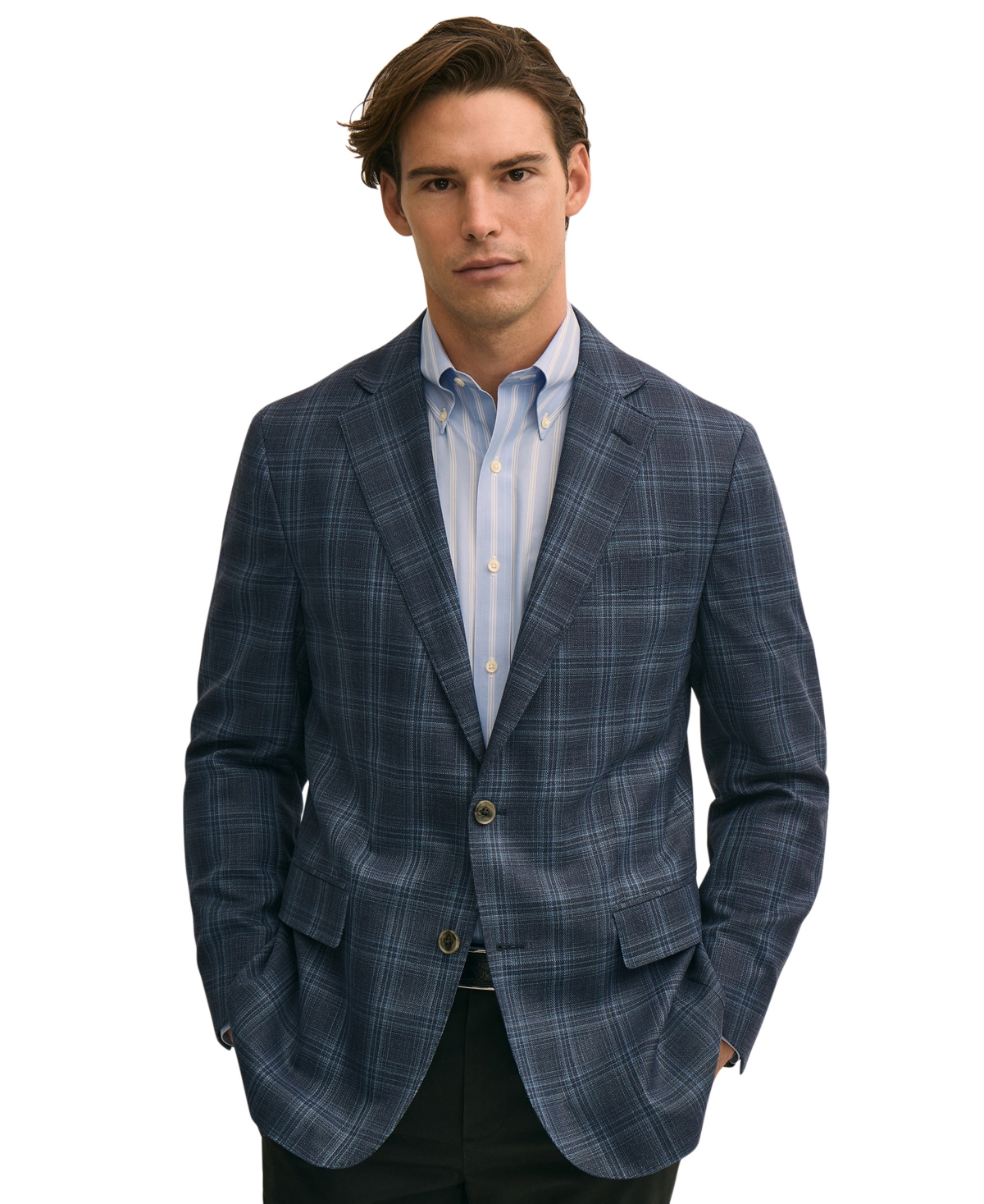 Click here for B by Brooks Brothers Mens Classic-Fit Wool Blazer... prices