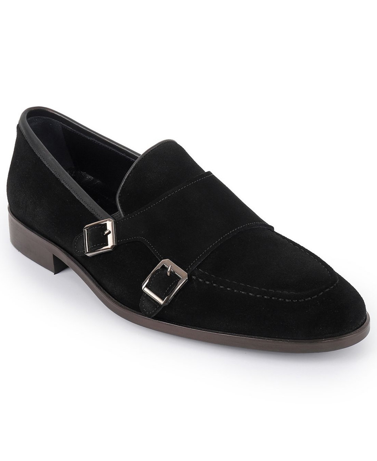 Click here for Vellapais Mens Elmaton Double Monk Loafers - Black prices
