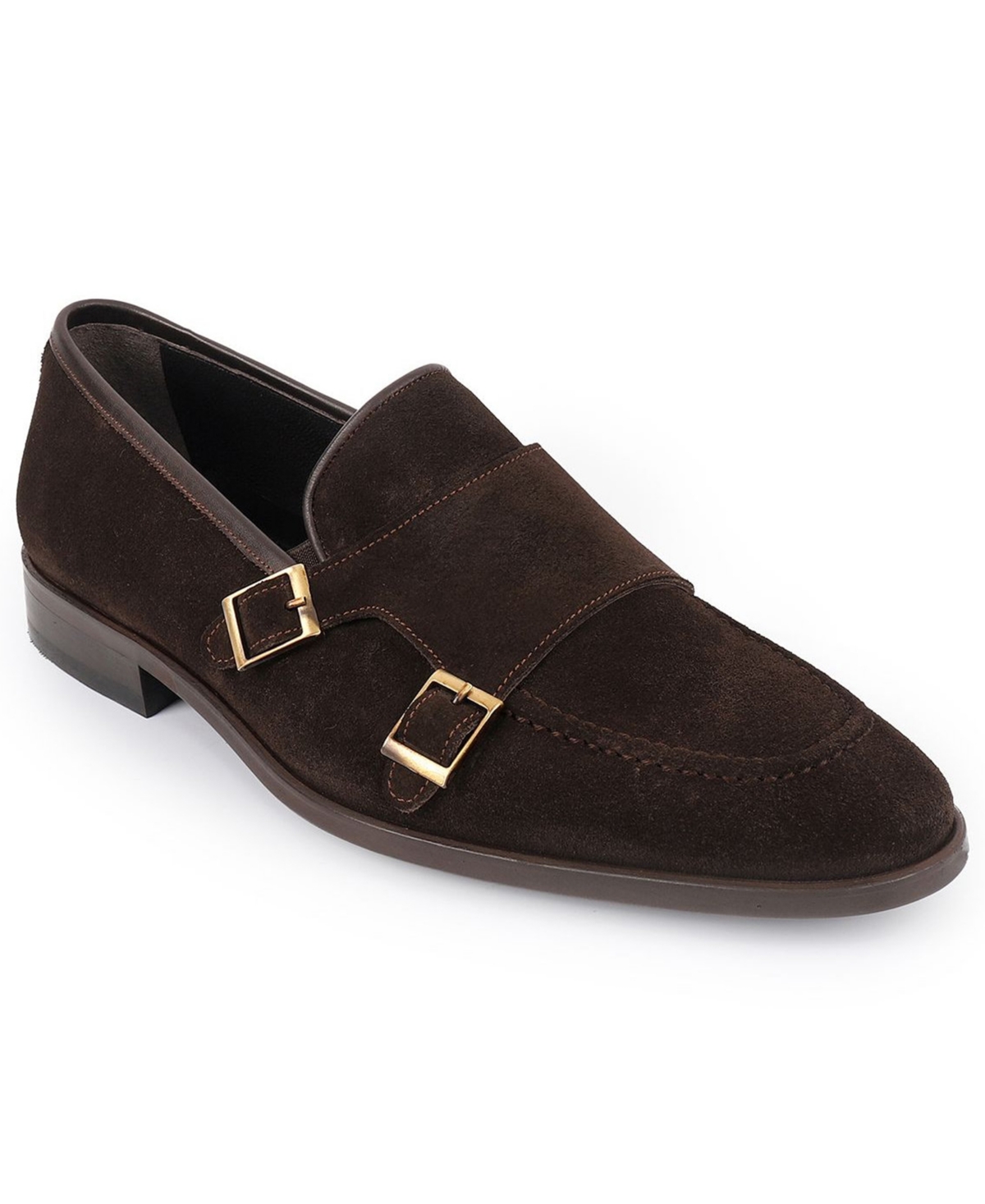 Click here for Vellapais Mens Elmaton Double Monk Loafers - Dark... prices