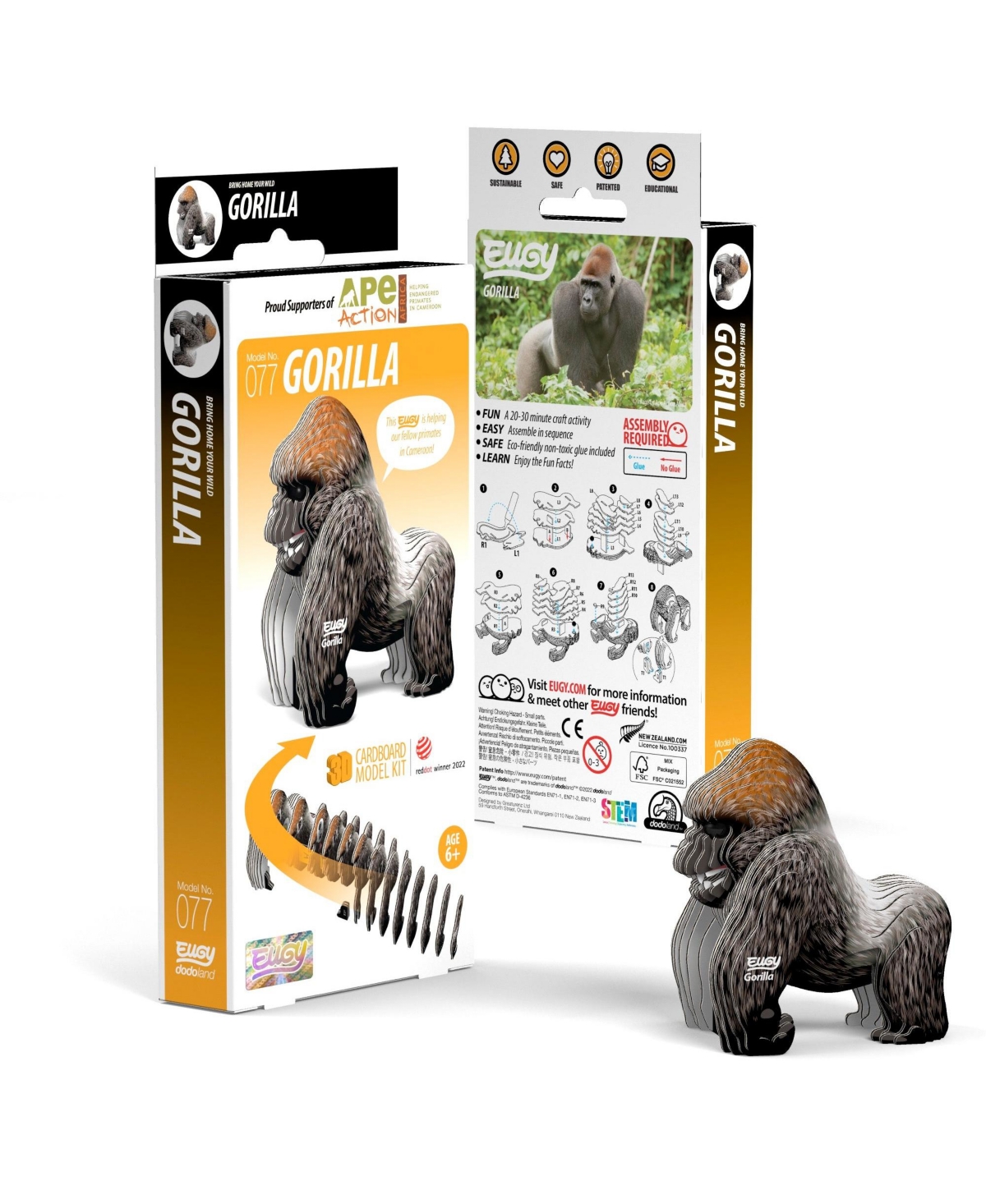 Click here for Eugy Gorilla 3D Puzzle prices