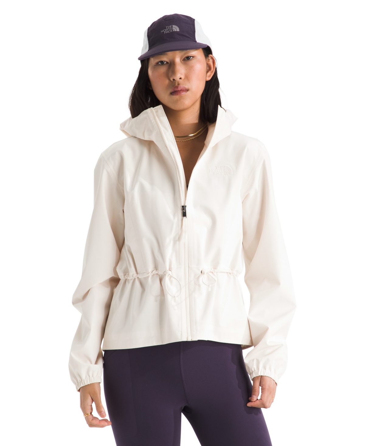 Click here for The North Face Womens Zip-Front Jacket - White Dun... prices