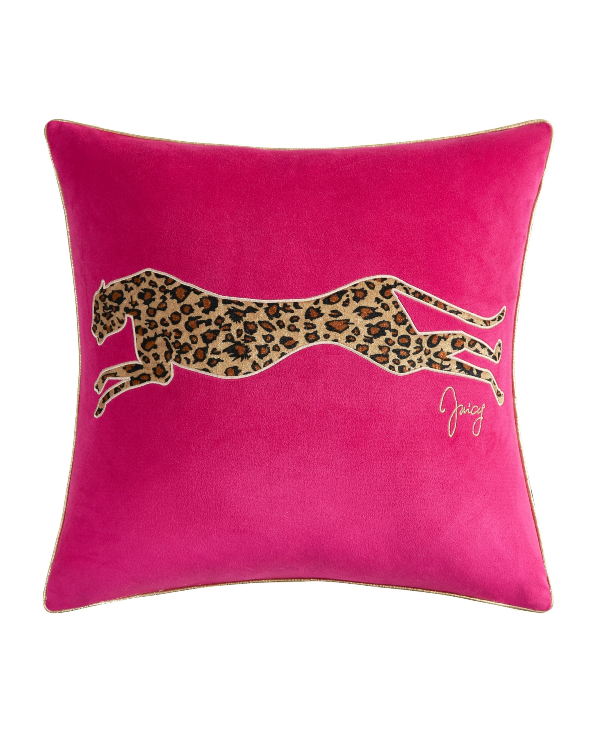 Click here for Juicy Couture Embroidered Velvet Cheetah Decorativ... prices