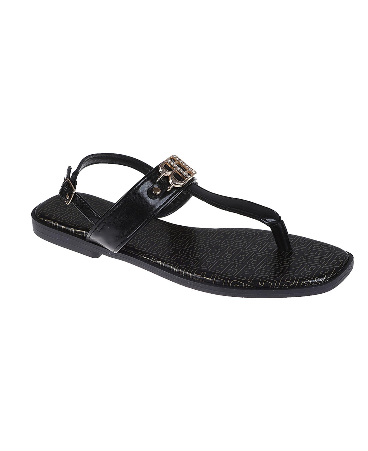 Click here for bebe Womens Fashion Sandal with Double B Hardware... prices