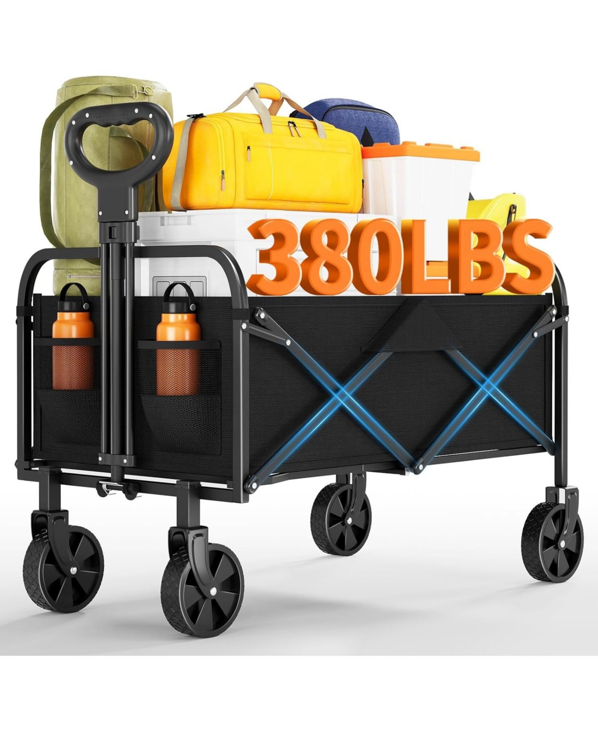 Click here for gaomon Collapsible Wagon with Wheels  Heavy-Duty 3... prices