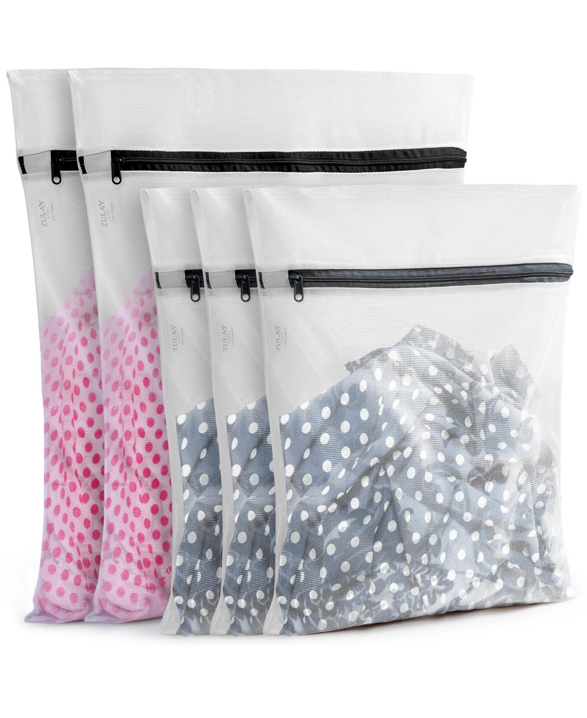 Click here for Zulay Kitchen 5 Pack Reusable Mesh Laundry Bags fo... prices