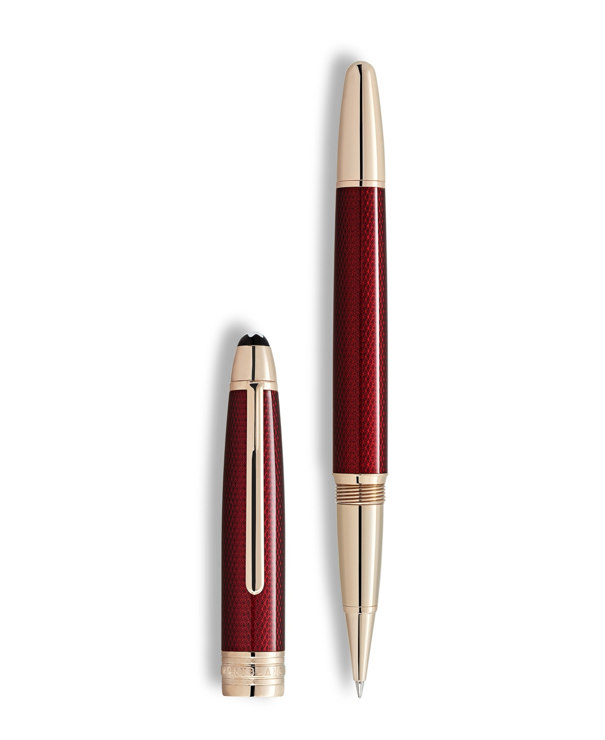 Click here for Montblanc 162 Mst Red Hour Solitaire Roller Ball -... prices