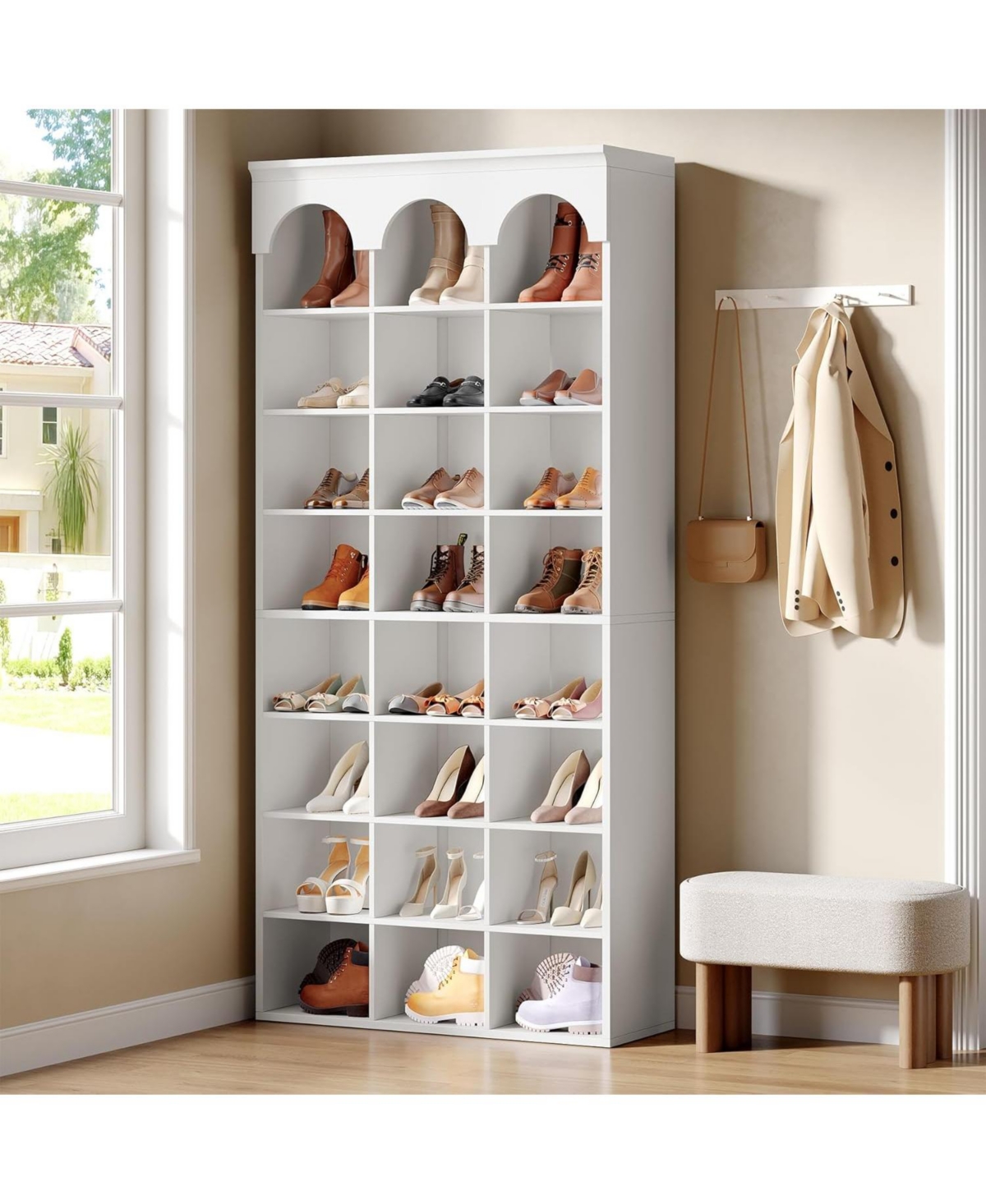 Click here for Tribesigns 70.87" Tall Shoe Storage Cabinet w... prices