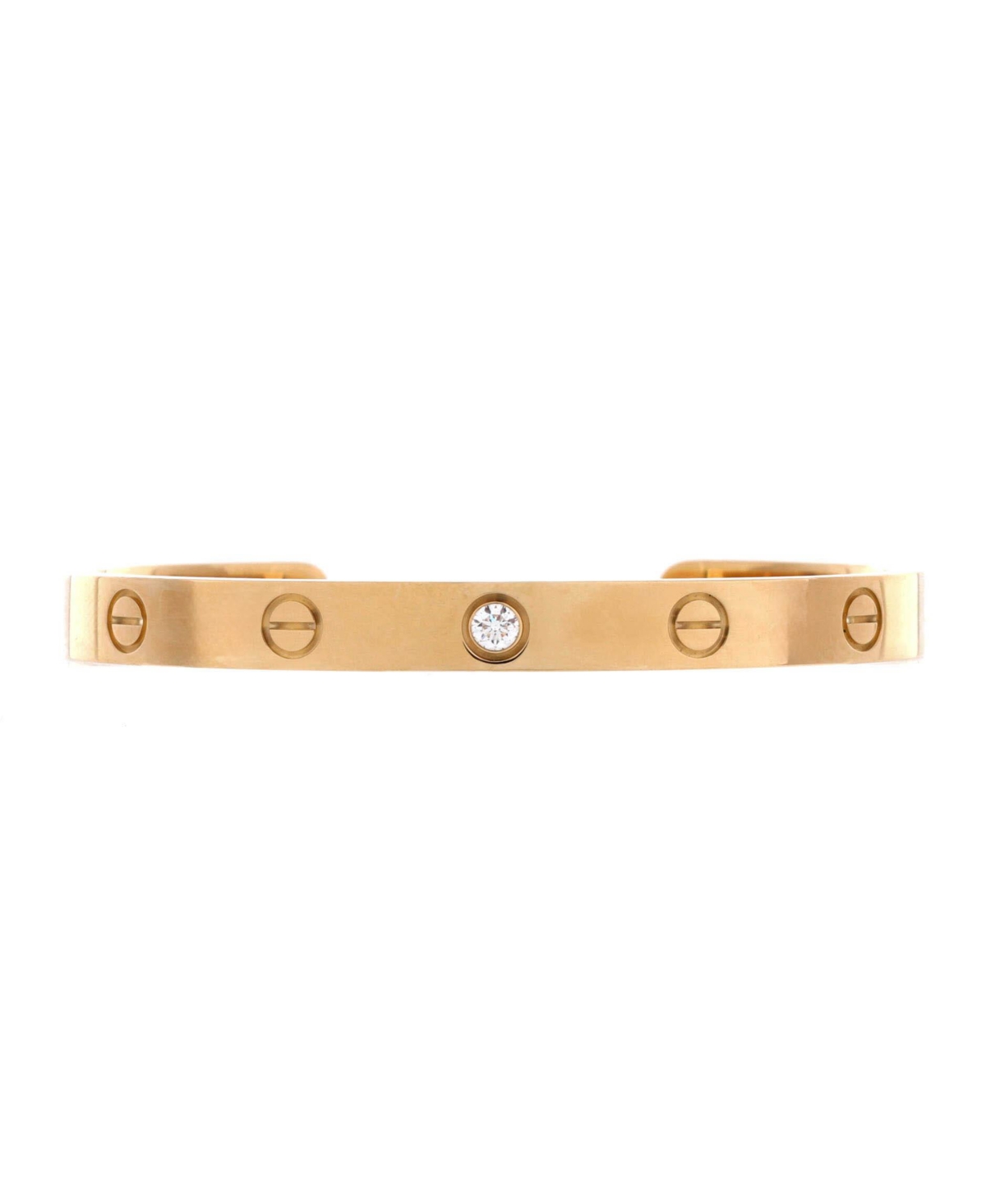 Click here for Pre-Owned Cartier Love 1 Diamond Cuff Bracelet - 1... prices