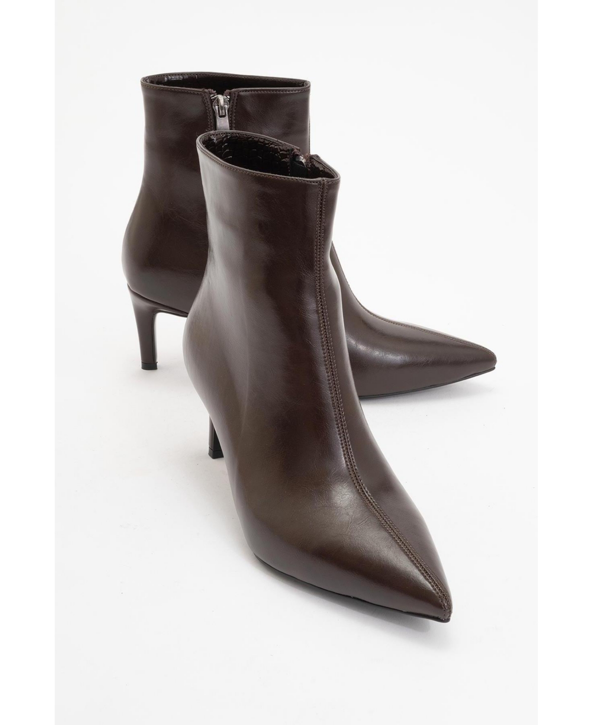 Click here for Prologue Shoes Noya Stiletto Boot (Women) - Brown... prices