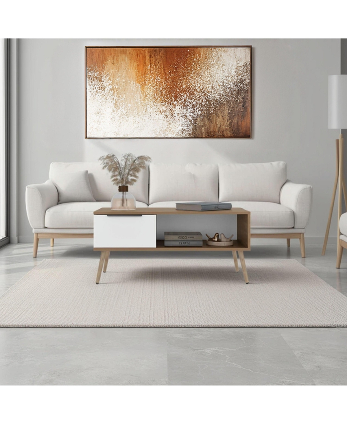 Click here for Fm Furniture Scandinavian Style Coffee Table with... prices