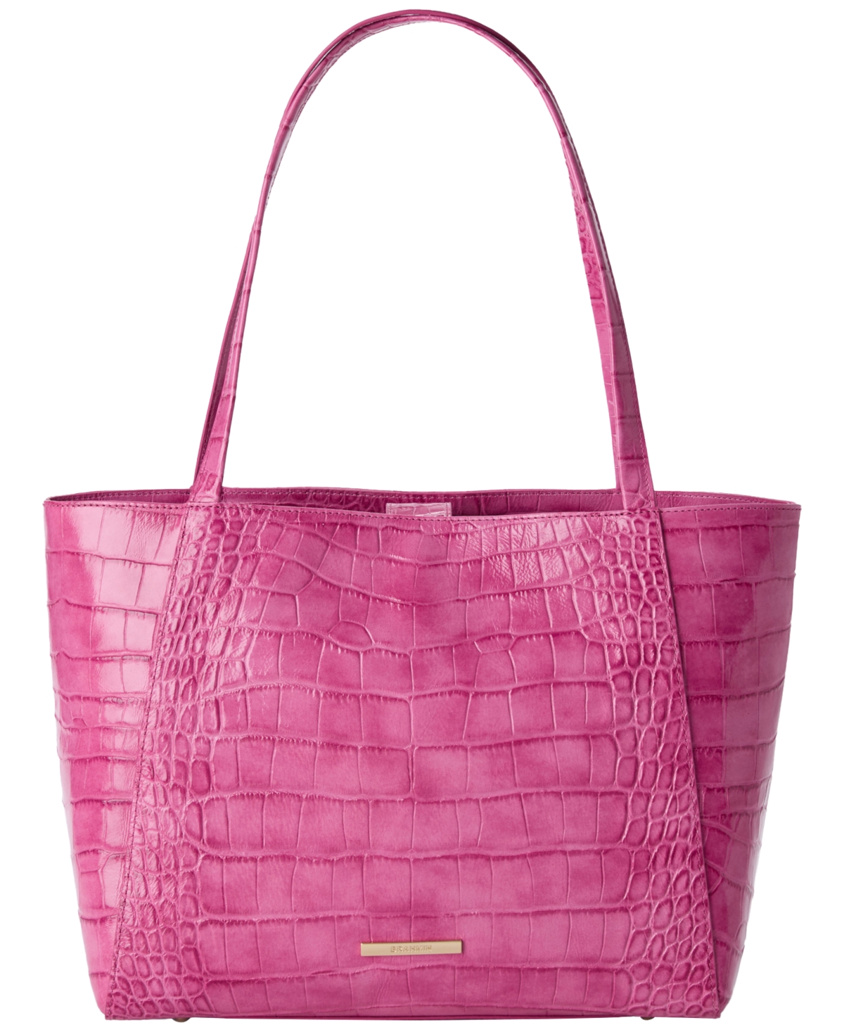Click here for Brahmin Mona Alba Open Top Large Tote Bag - Pink prices