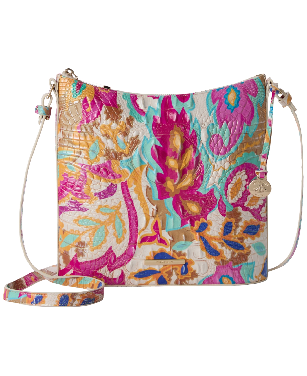 Click here for Brahmin Katie Melbourne Embossed Leather Crossbody... prices