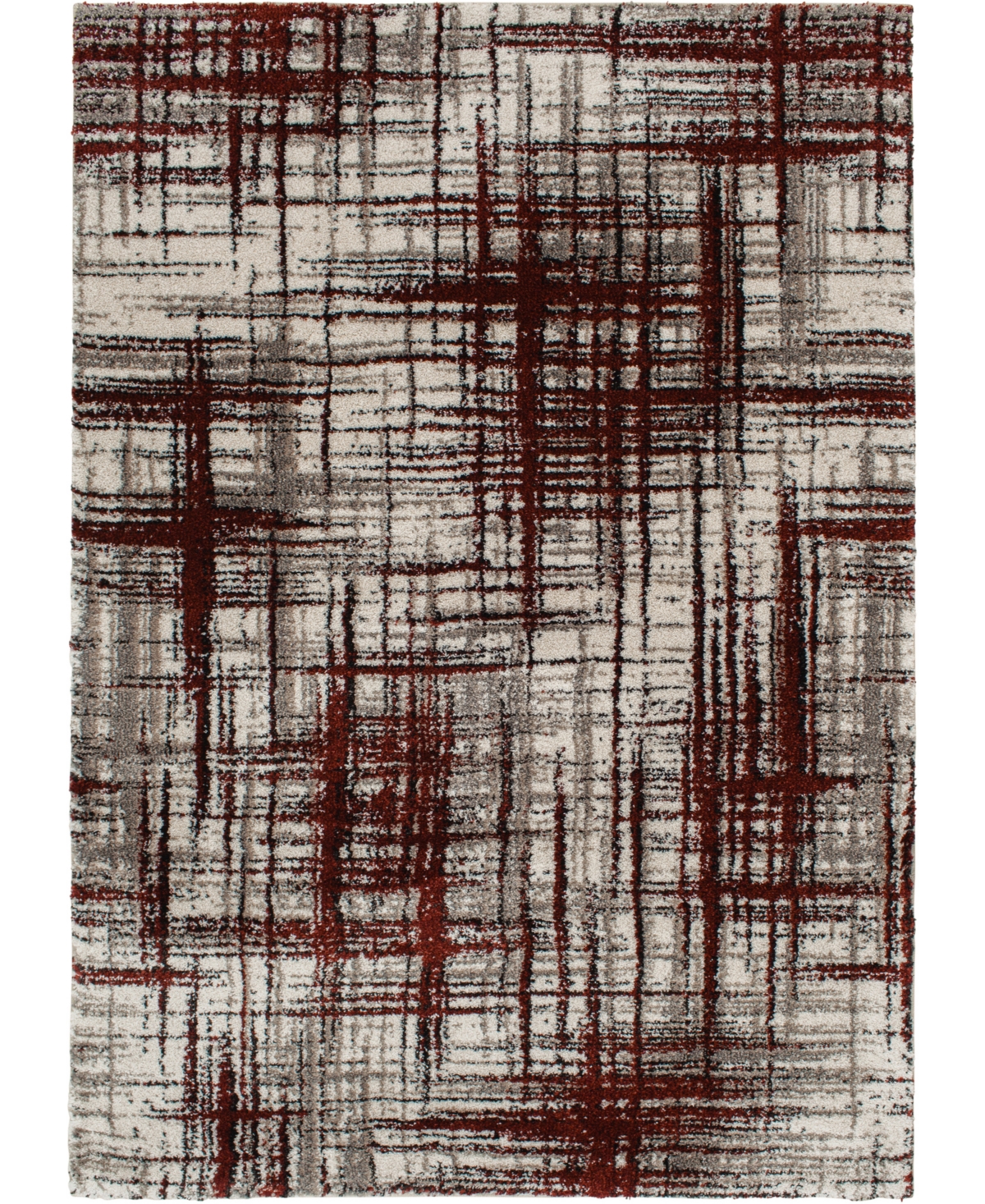 Click here for Mink Home Oklahoma Badger 710X910 Area Rug - Red prices