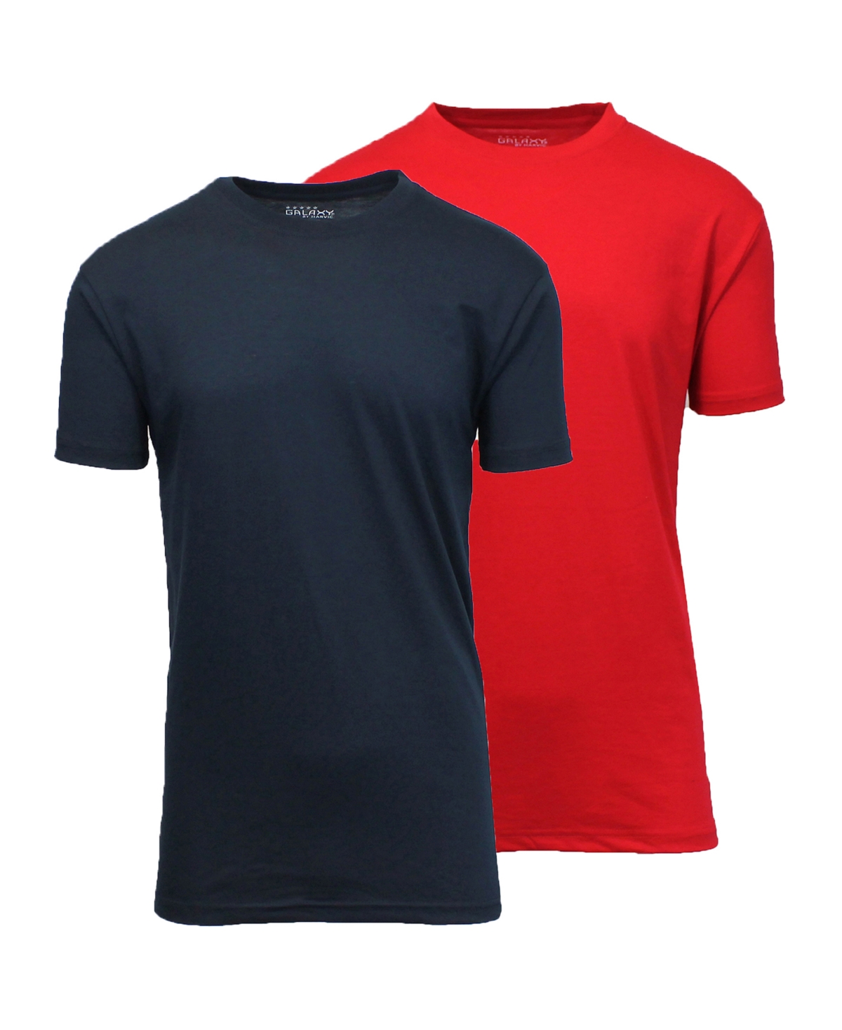 Click here for Blue Ice Mens Crewneck Solid T-Shirt  2-Pack - Nav... prices