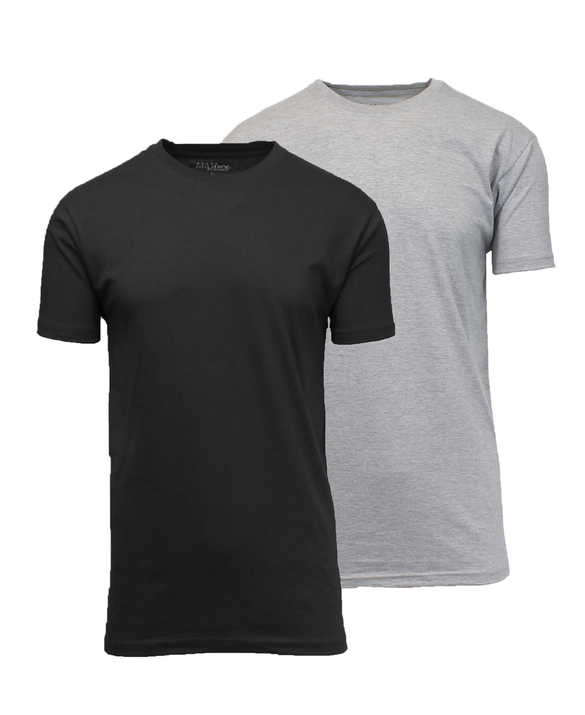 Click here for Blue Ice Mens Crewneck Solid T-Shirt  2-Pack - Bla... prices