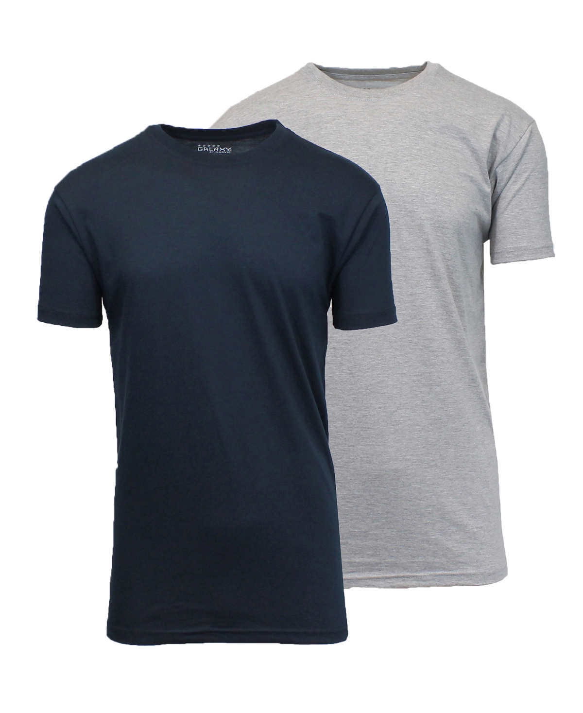 Click here for Blue Ice Mens Crewneck Solid T-Shirt  2-Pack - Nav... prices