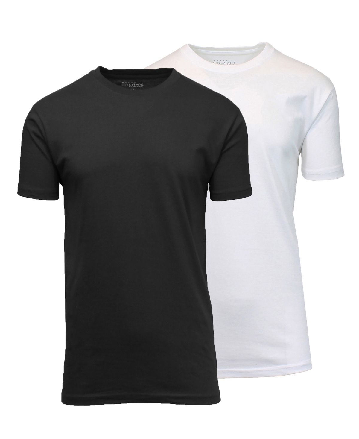 Click here for Blue Ice Mens Crewneck Solid T-Shirt  2-Pack - Bla... prices