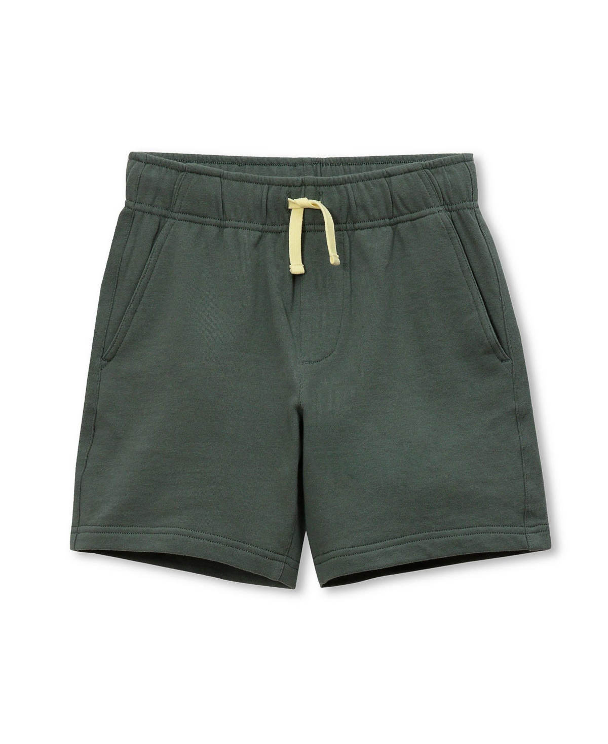 Click here for Lands End Boys Pull On Linen Shorts - Dark forest... prices
