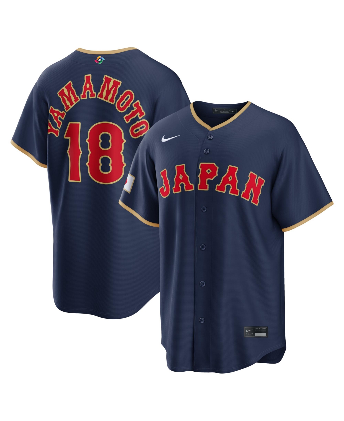 Click here for Nike Mens Yoshinobu Yamamoto Navy Japan Baseball 2... prices